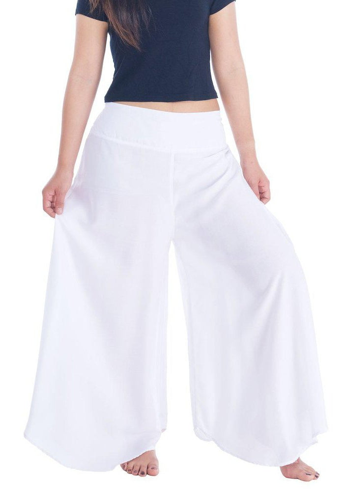 Women's Palazzo Pants: Boho Wide Leg Trousers – Tagged "Rayon Palazzo ...